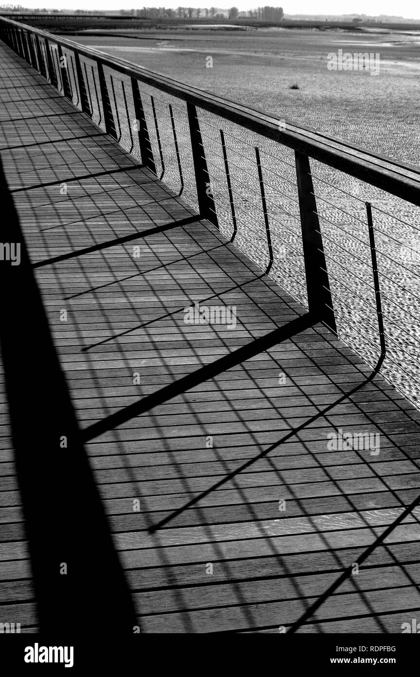 Highway bridge clear view Black and White Stock Photos & Images - Alamy