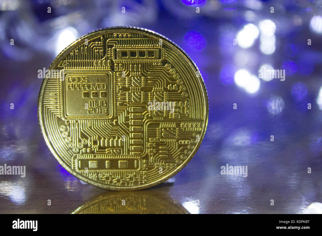 Rio de Janeiro, Brazil - January 16, 2019: Frontal view of golden ...
