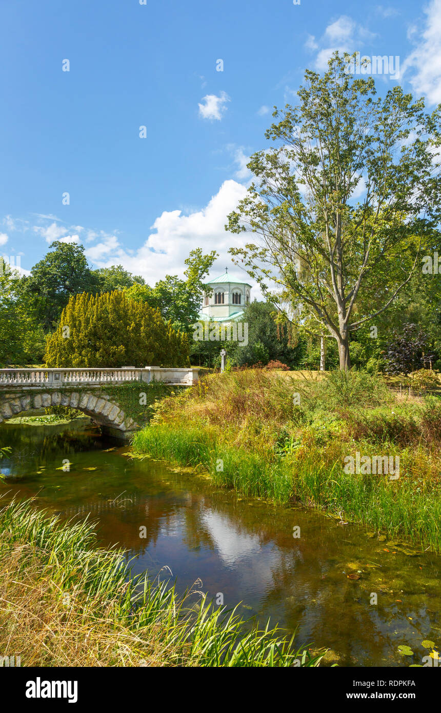 The Royal Mausoleum, or Frogmore Mausoleum, burial place of Queen ...