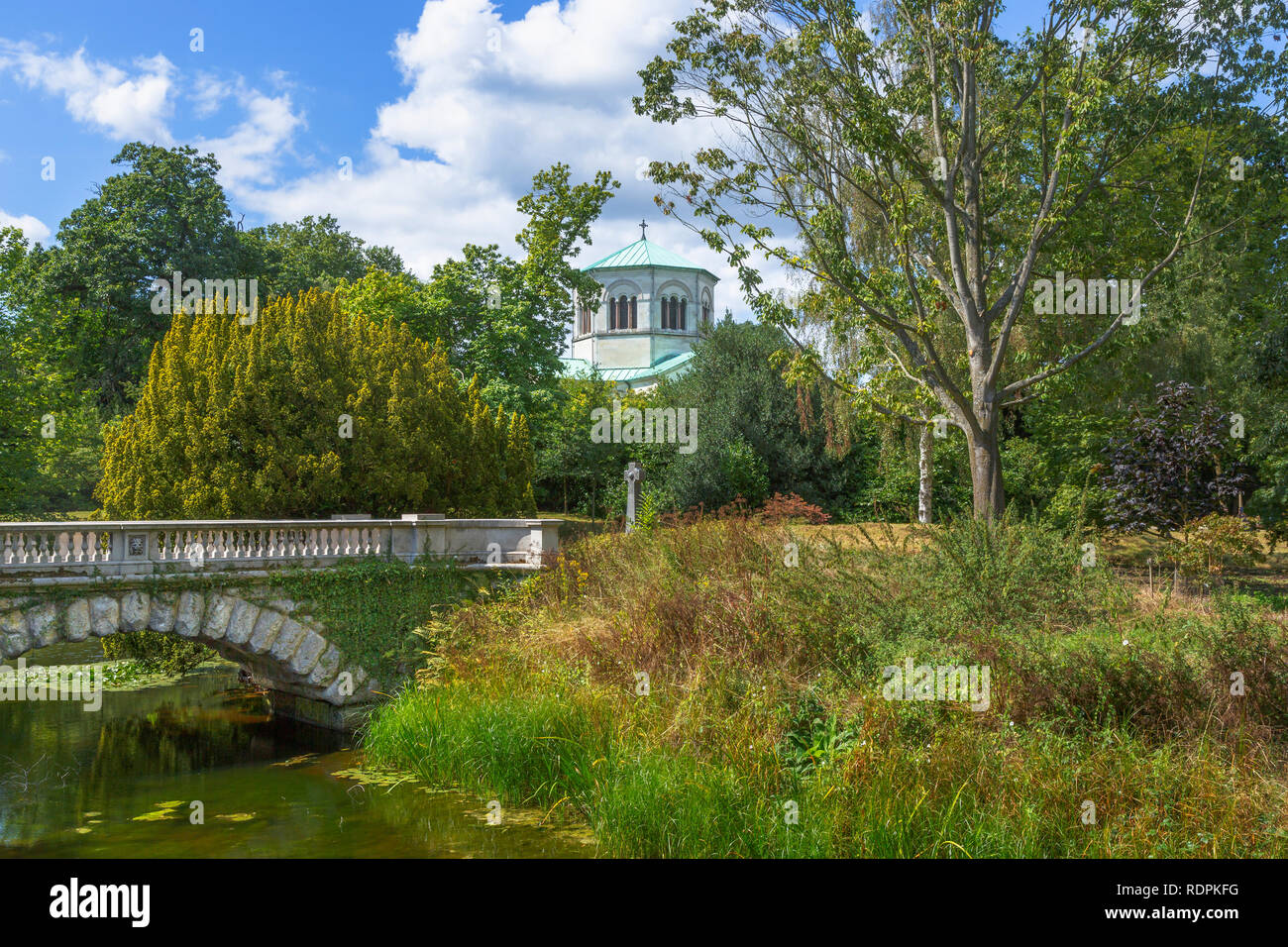 The Royal Mausoleum, or Frogmore Mausoleum, burial place of Queen ...
