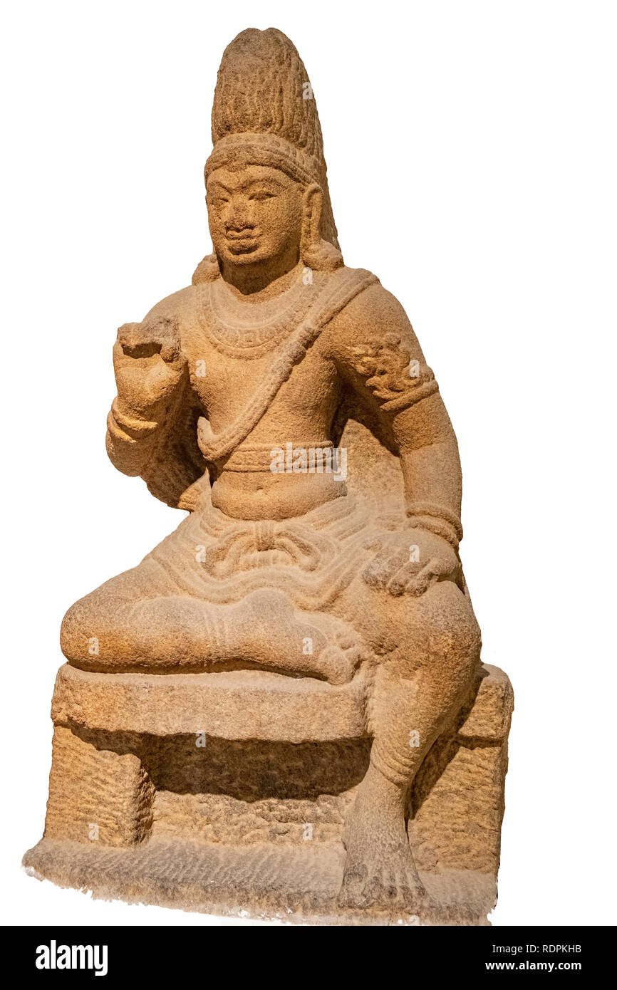 Agni, God of Fire. Pallava. 9th century. South India. 112 x 59 x 50 cms ...
