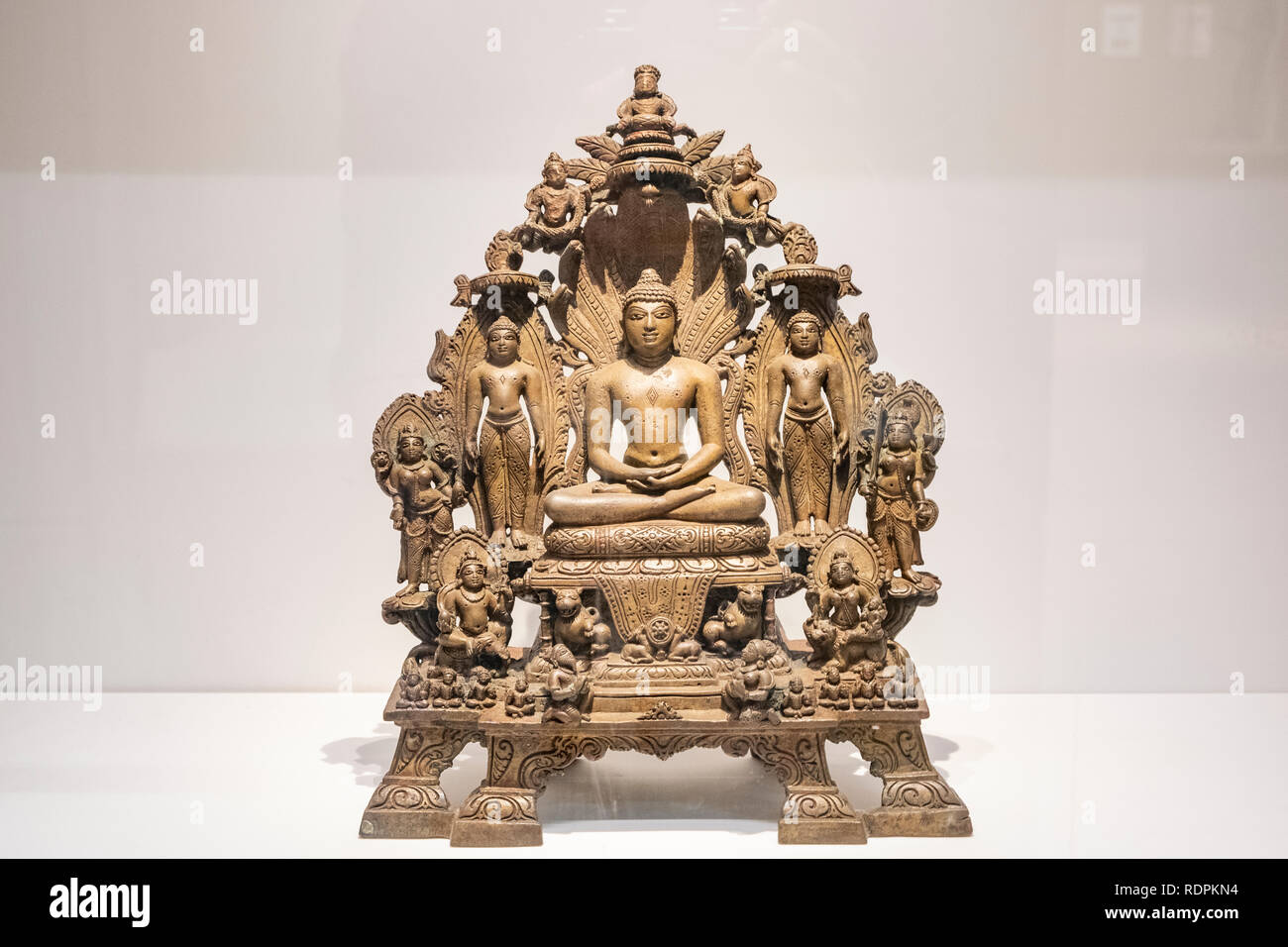 Parshvanatha. 9th century. Akota, Gujarat. 31 x 25 x 11 cms Stock Photo ...