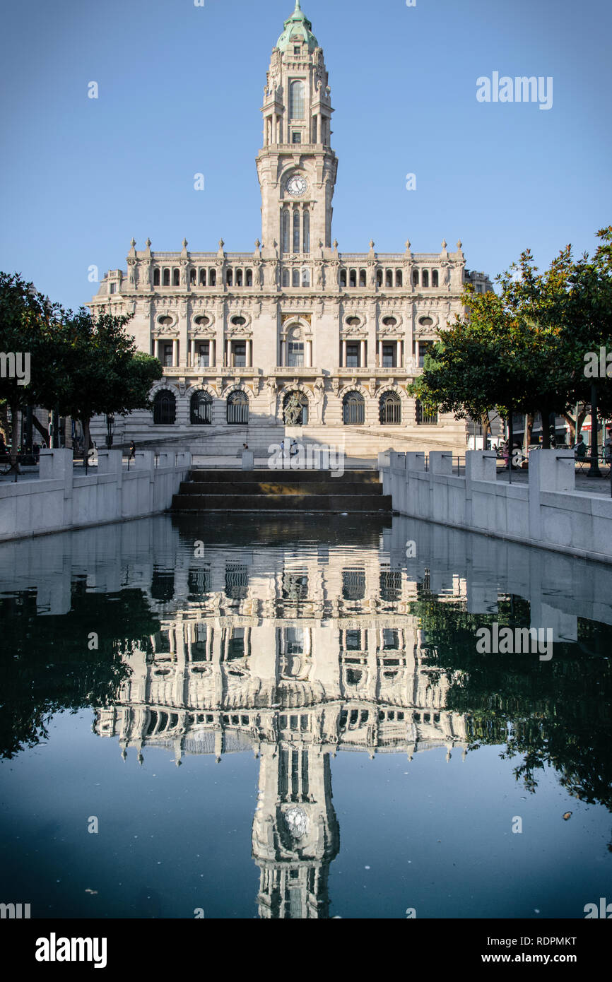 Library in Porto Stock Photo - Alamy