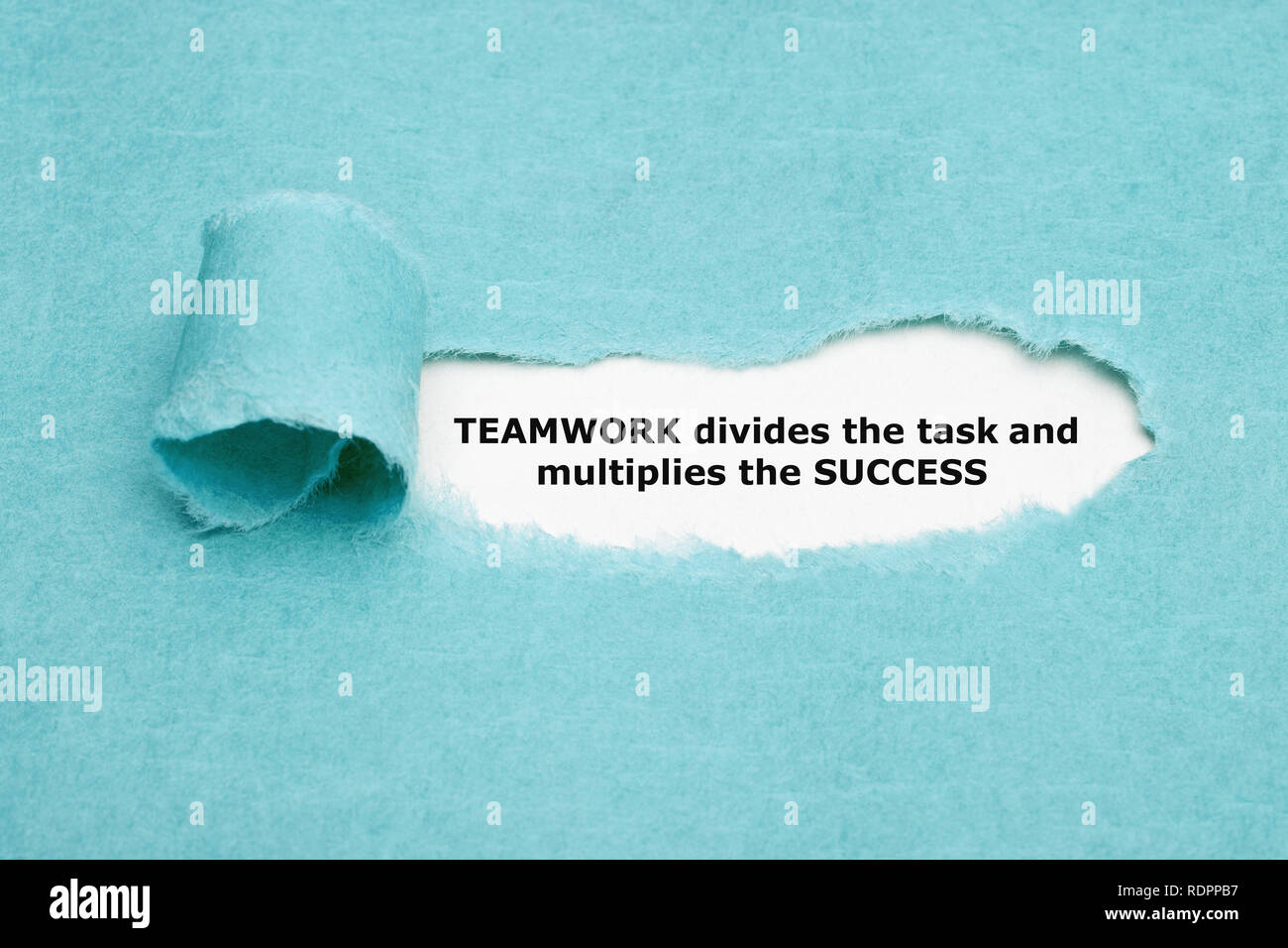 Inspirational quote TEAMWORK divides the task and multiplies the ...