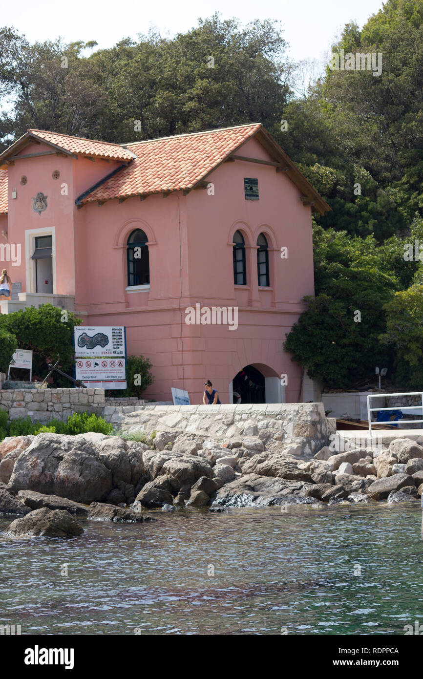 Map of lokrum island hi-res stock photography and images - Alamy