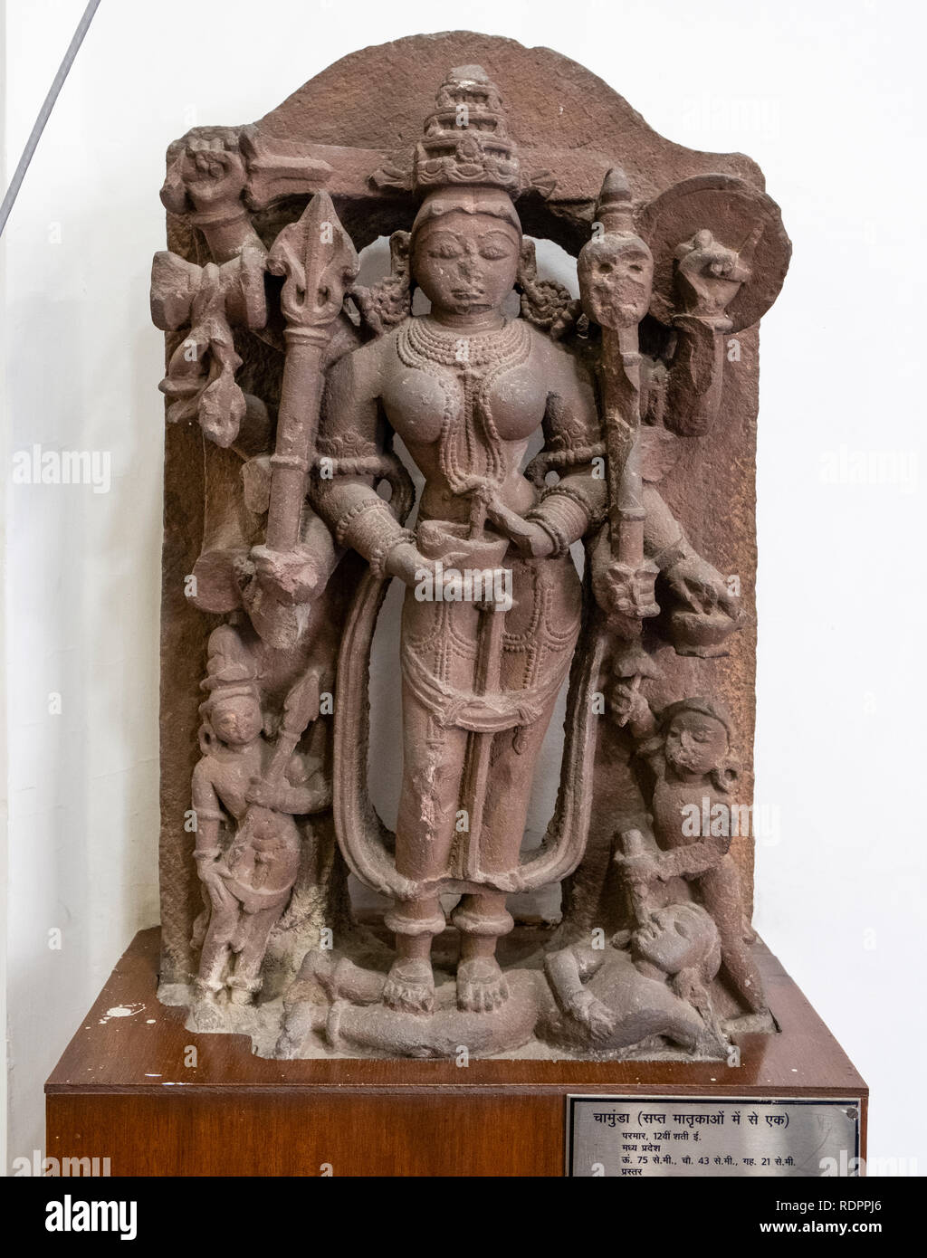 Chamunda (one of the seven mothers). Paramara. 12th century. Madhya ...