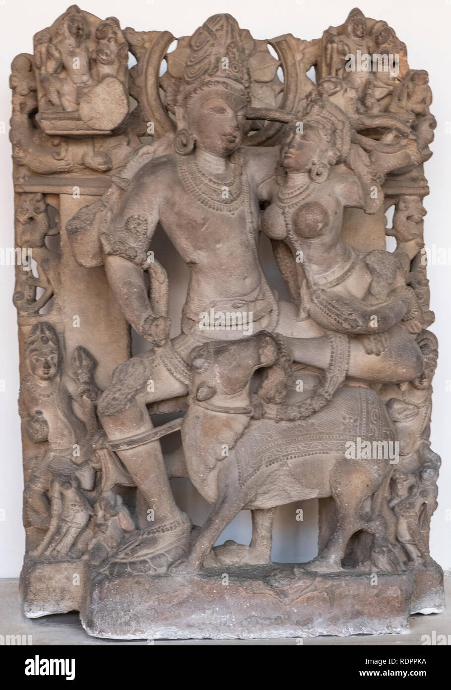 Uma-Maheshwara (Shiva and Parvati) Pratihara, 10the century ...