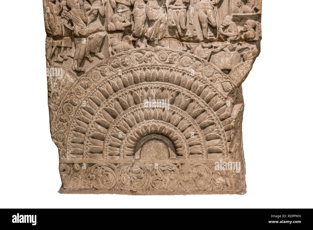 Close up of Lotus from the slab depicting Sage Asita's visit to ...