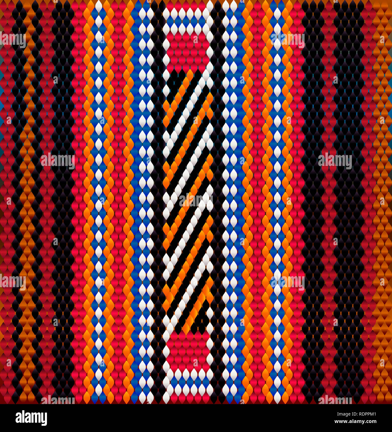 Pattern on Bedouin fabric Sadu. Colorful, bright, eye-catching, holding ...