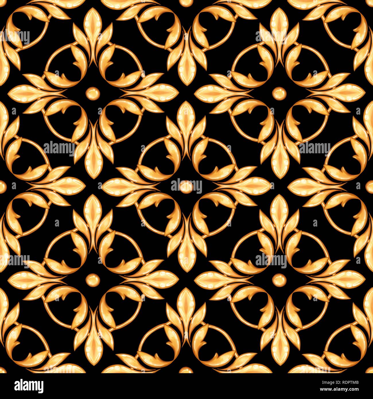 Seamless luxury pattern Stock Photo - Alamy