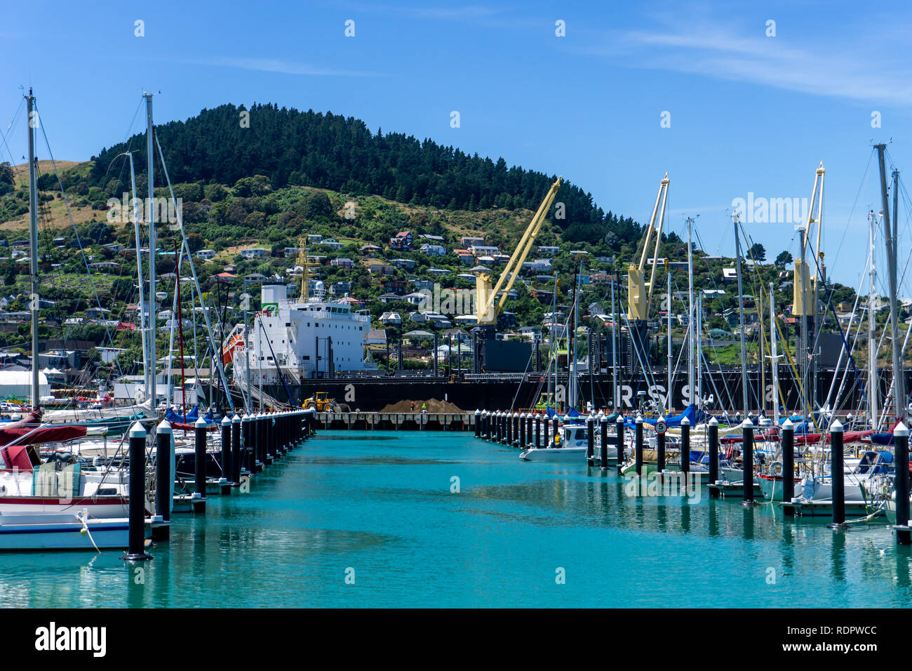 The port of lyttelton hi-res stock photography and images - Alamy