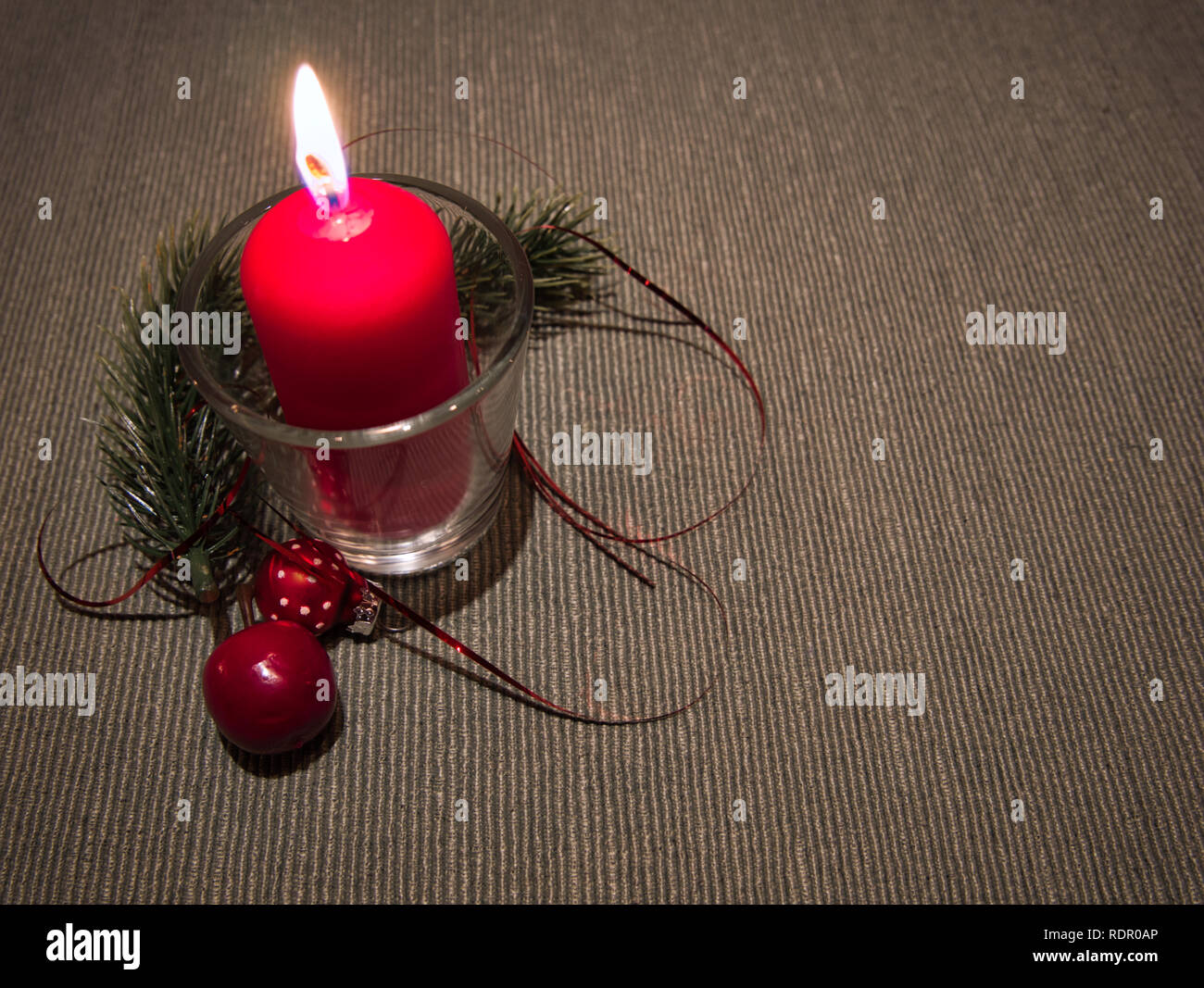 Red candle table hi-res stock photography and images - Alamy