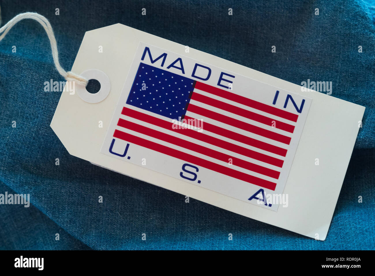 Made in usa clothing tag hi-res stock photography and images - Alamy