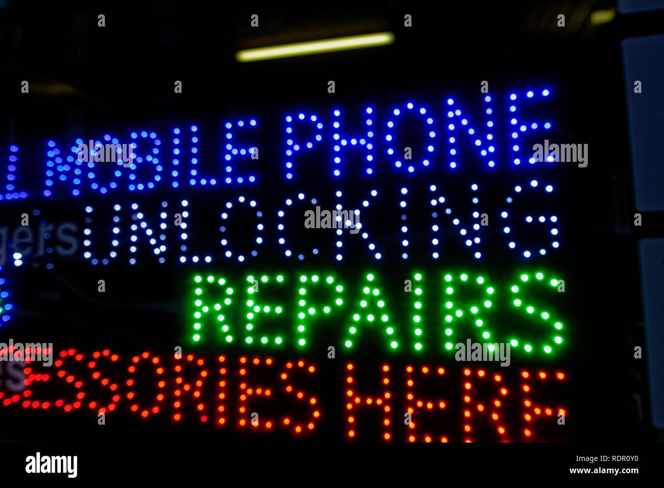 Mobile Phone Advert High Resolution Stock Photography and Images - Alamy