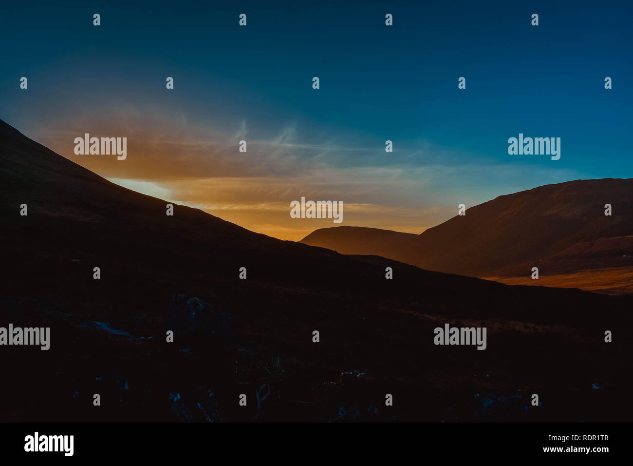 Scottish highland sunset hi-res stock photography and images - Alamy