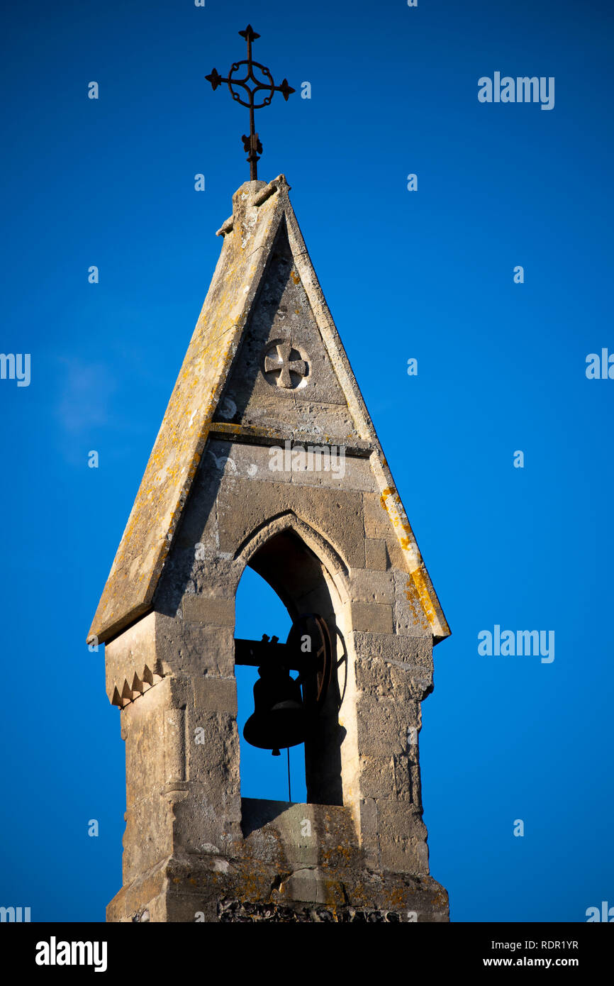 Christian medieval church structure against a clear sky Stock Photo - Alamy