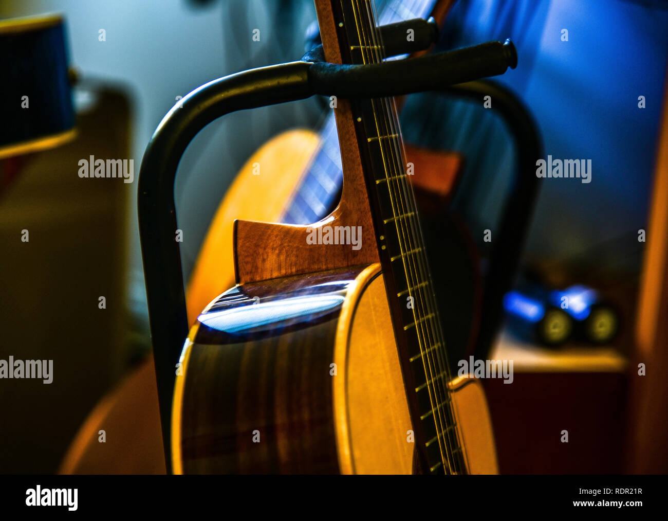 Still life with guitar art hi-res stock photography and images - Alamy