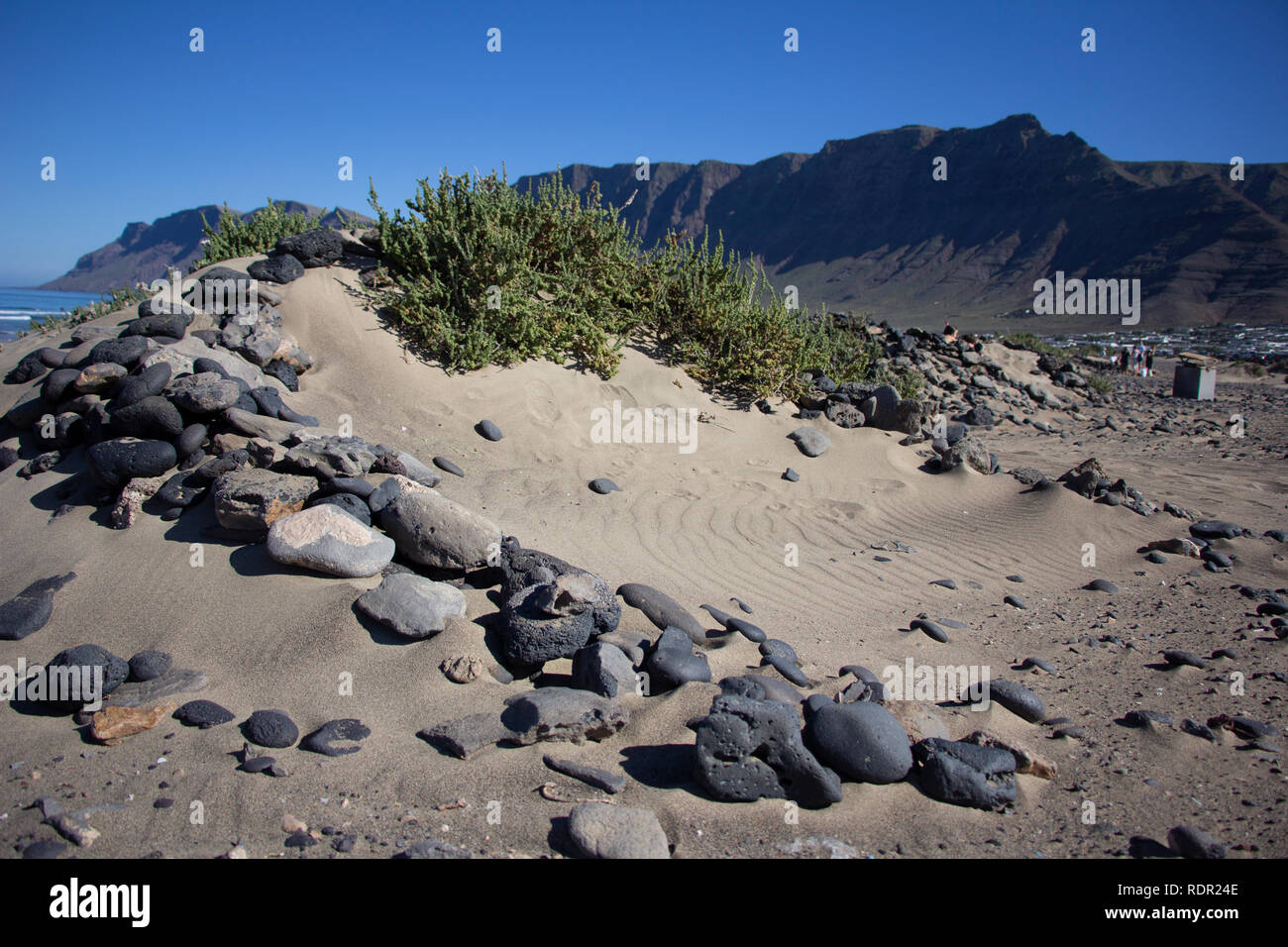 Beautiful famara beach lanzarote hi-res stock photography and images ...