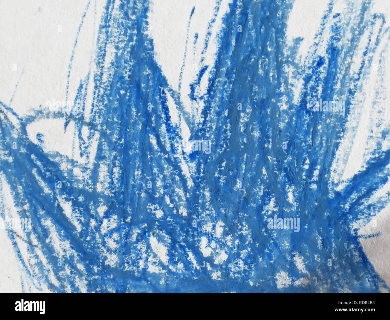 Colorful abstract child's drawing on white background Stock Photo - Alamy