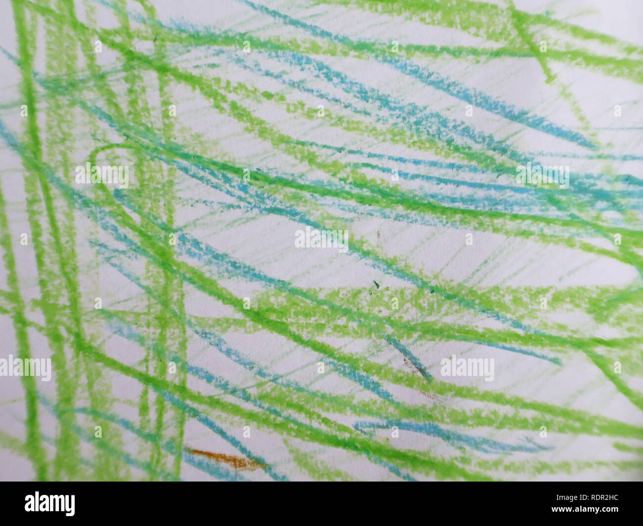 Colorful abstract child's drawing on white background Stock Photo - Alamy