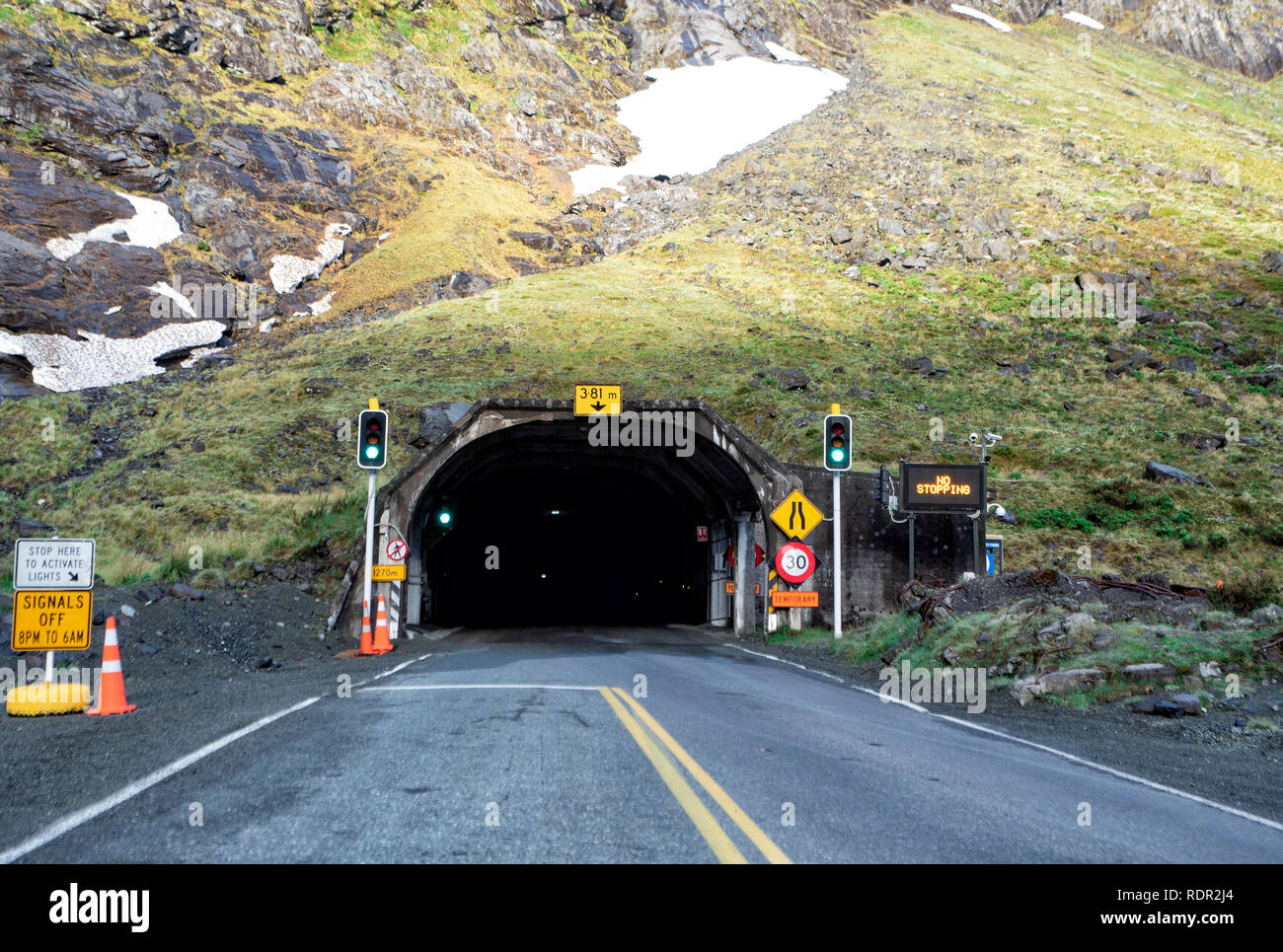 Nz road tunnel hi-res stock photography and images - Alamy