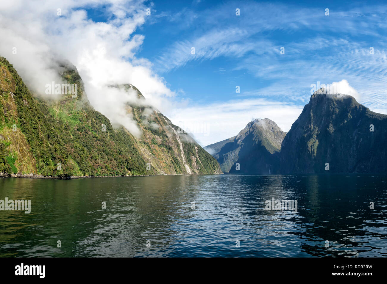 Milford Sound Fjordland, New Zealand, South Island, NZ Stock Photo - Alamy