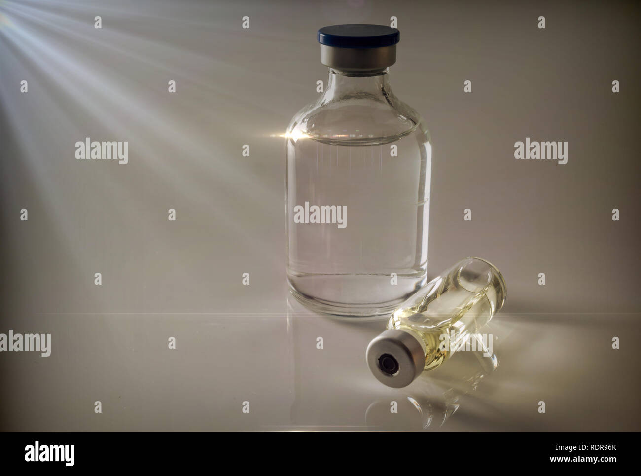 Several vials isolated on white background, conceptual image Stock Photo - Alamy