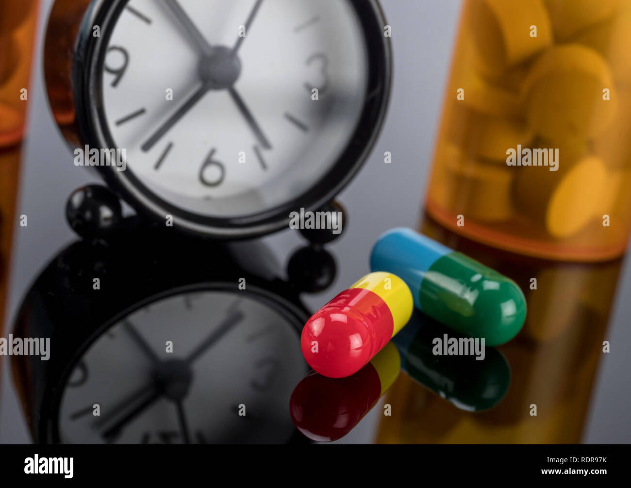 Pill clock hi-res stock photography and images - Alamy