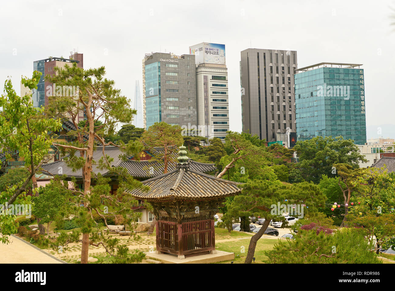 SEOUL, SOUTH KOREA - CIRCA MAY, 2017: Seoul urban landscape. Seoul ...