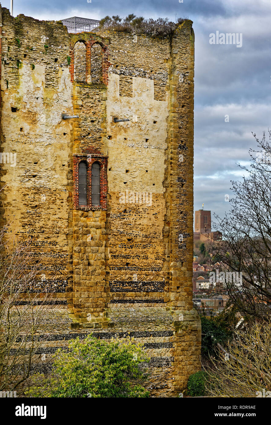 Guildford Castle is in Guildford, Surrey, England. It is thought to ...