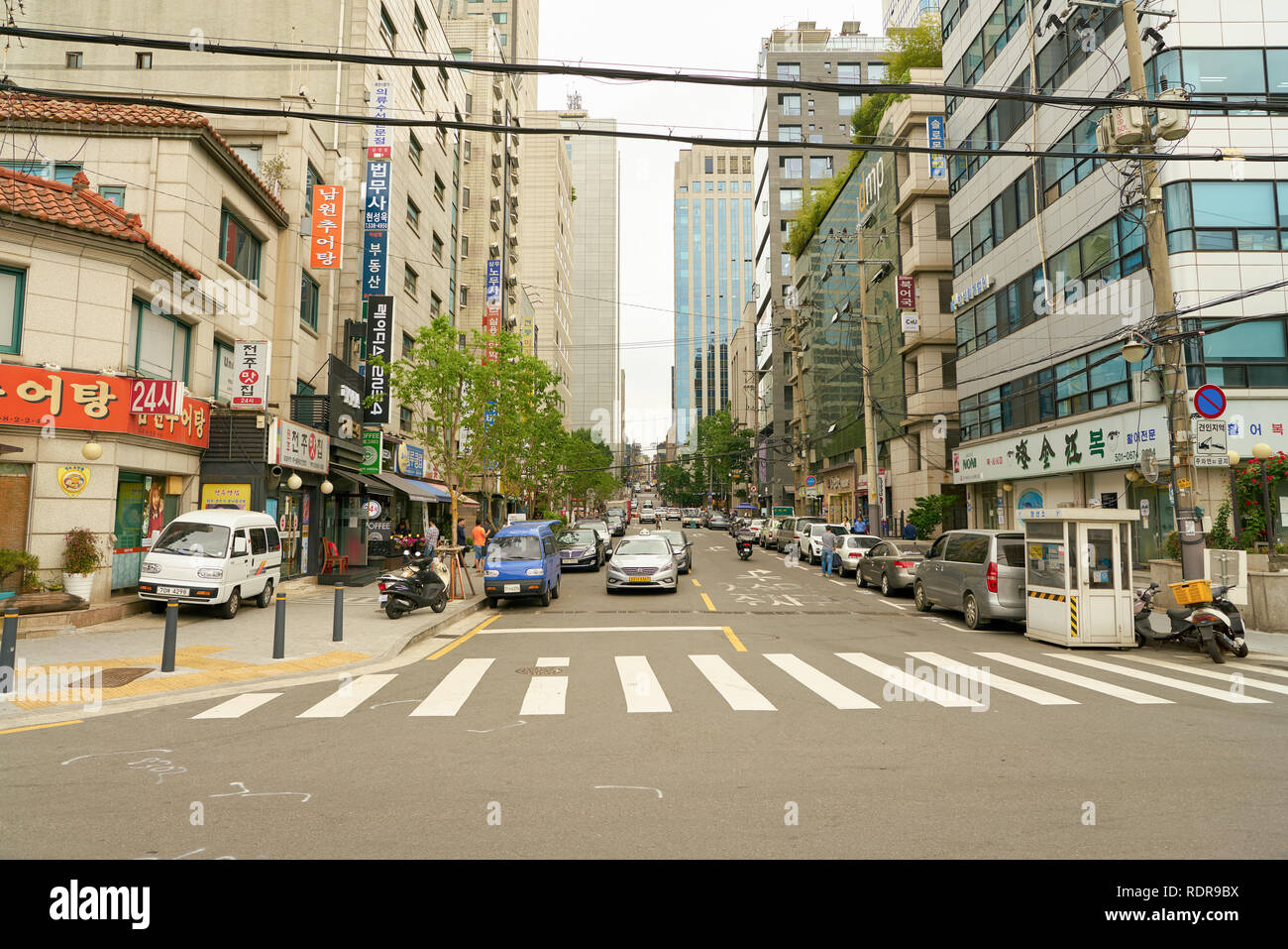 SEOUL, SOUTH KOREA - CIRCA MAY, 2017: Seoul urban landscape. Seoul ...