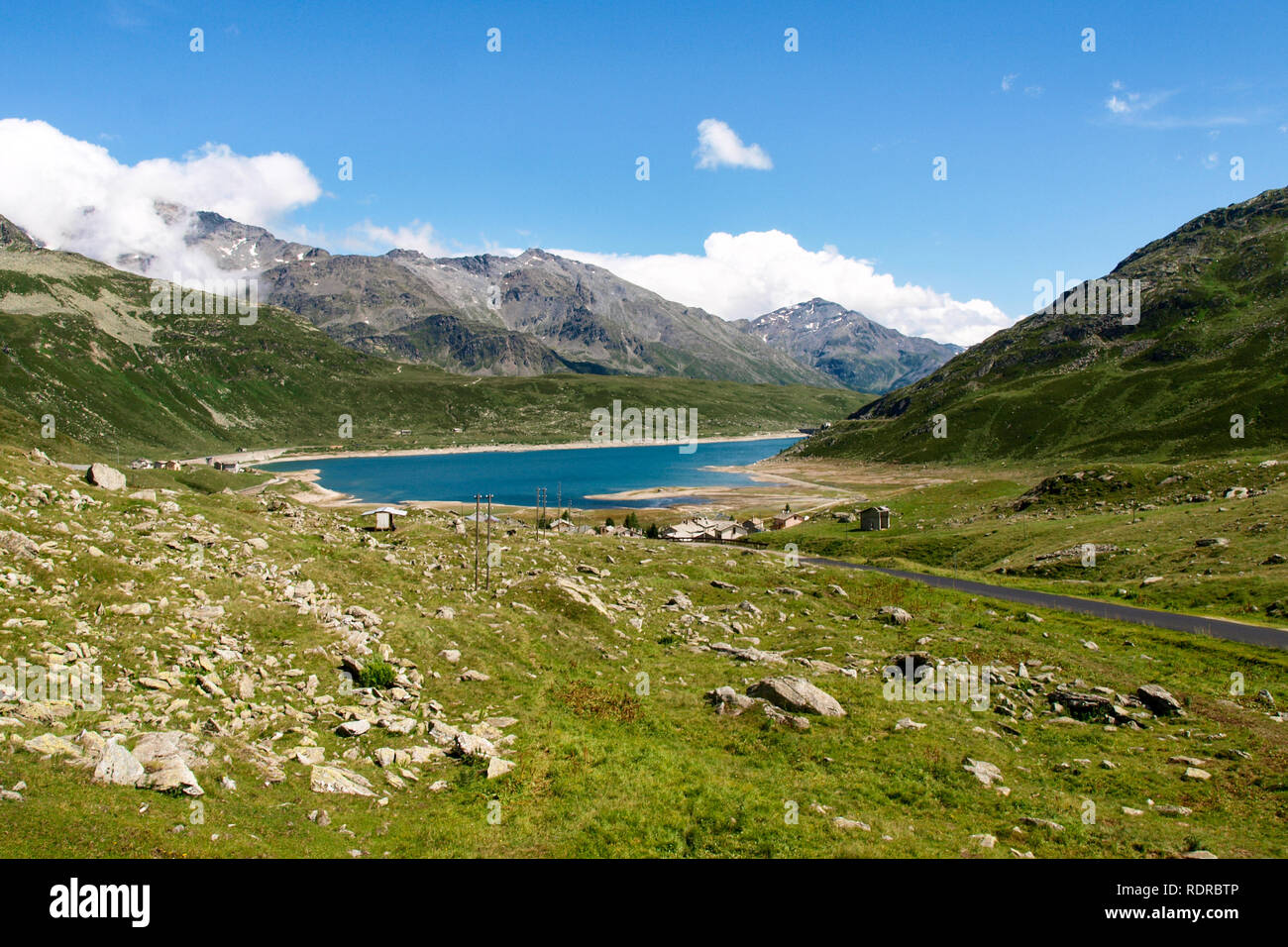 Montespluga, Italy: lake of Montespluga Stock Photo - Alamy
