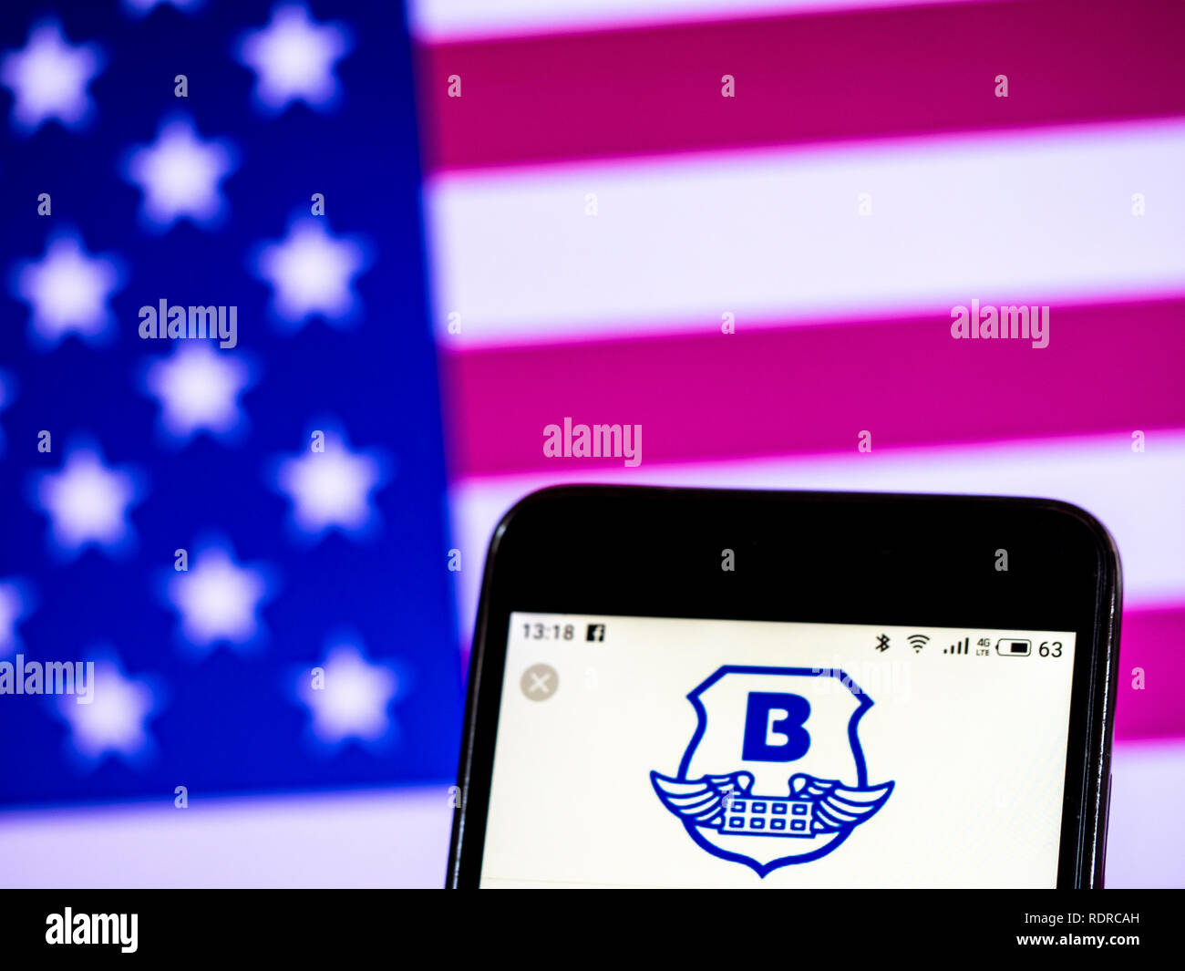 Brinks security logo hi-res stock photography and images - Alamy