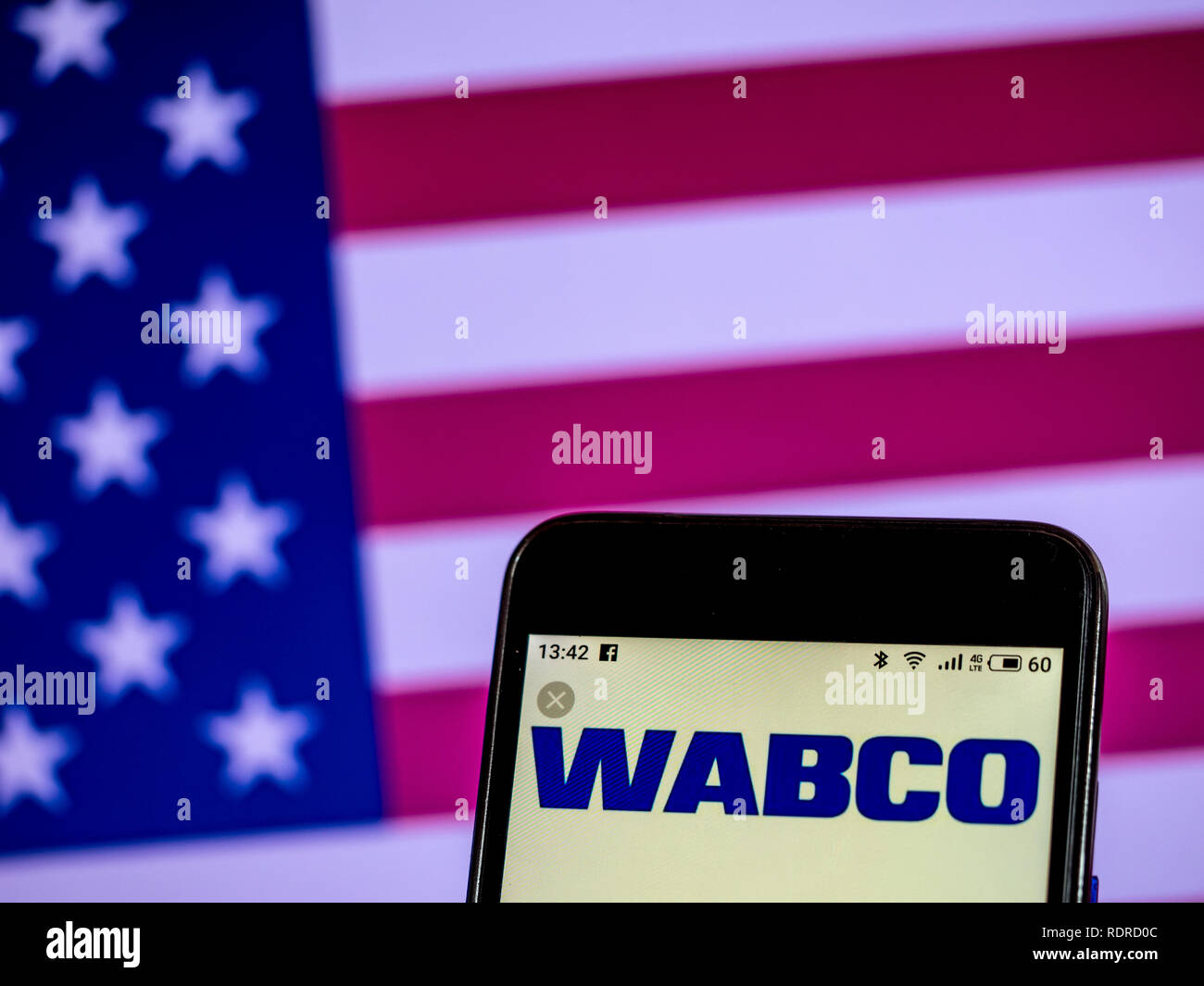 WABCO Vehicle Control Systems Commercial company logo seen displayed on ...