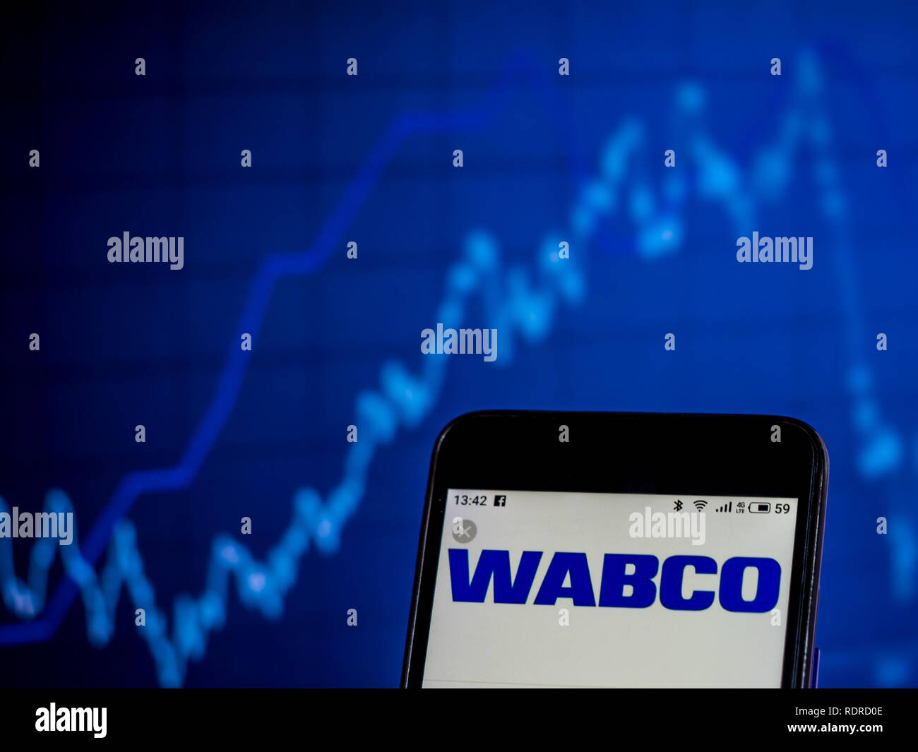 WABCO Vehicle Control Systems Commercial company logo seen displayed on ...