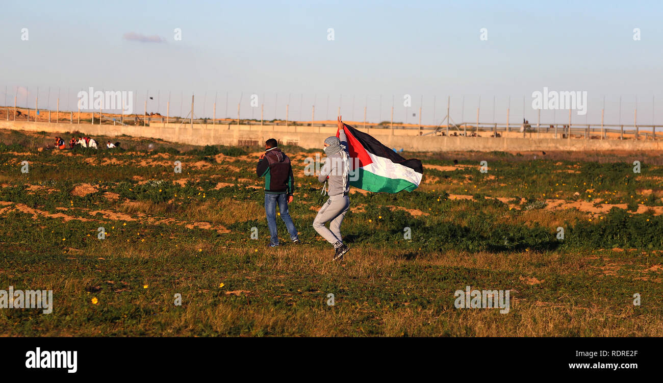 January 18, 2019 - Gaza, ???? ???????/????, Palestine - A Palestinian ...
