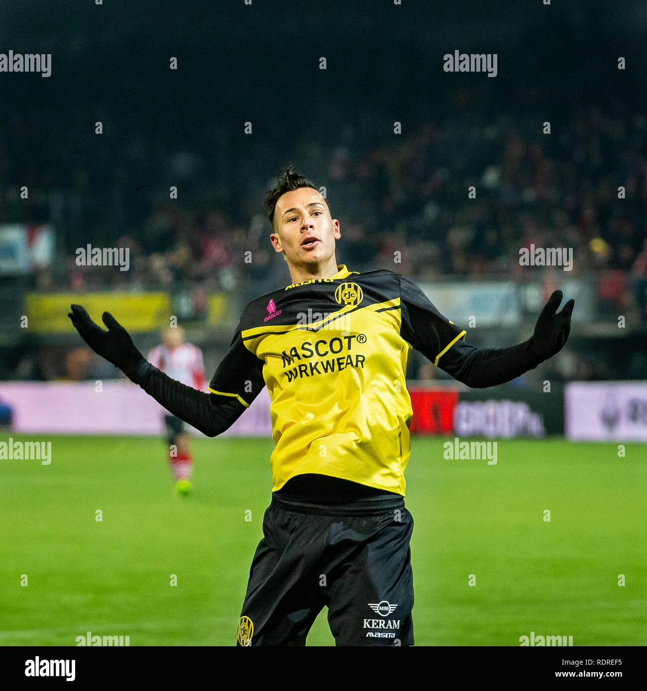 ROTTERDAM, Netherlands , 18-01-2019 , Stadium Het Kasteel , Football ...