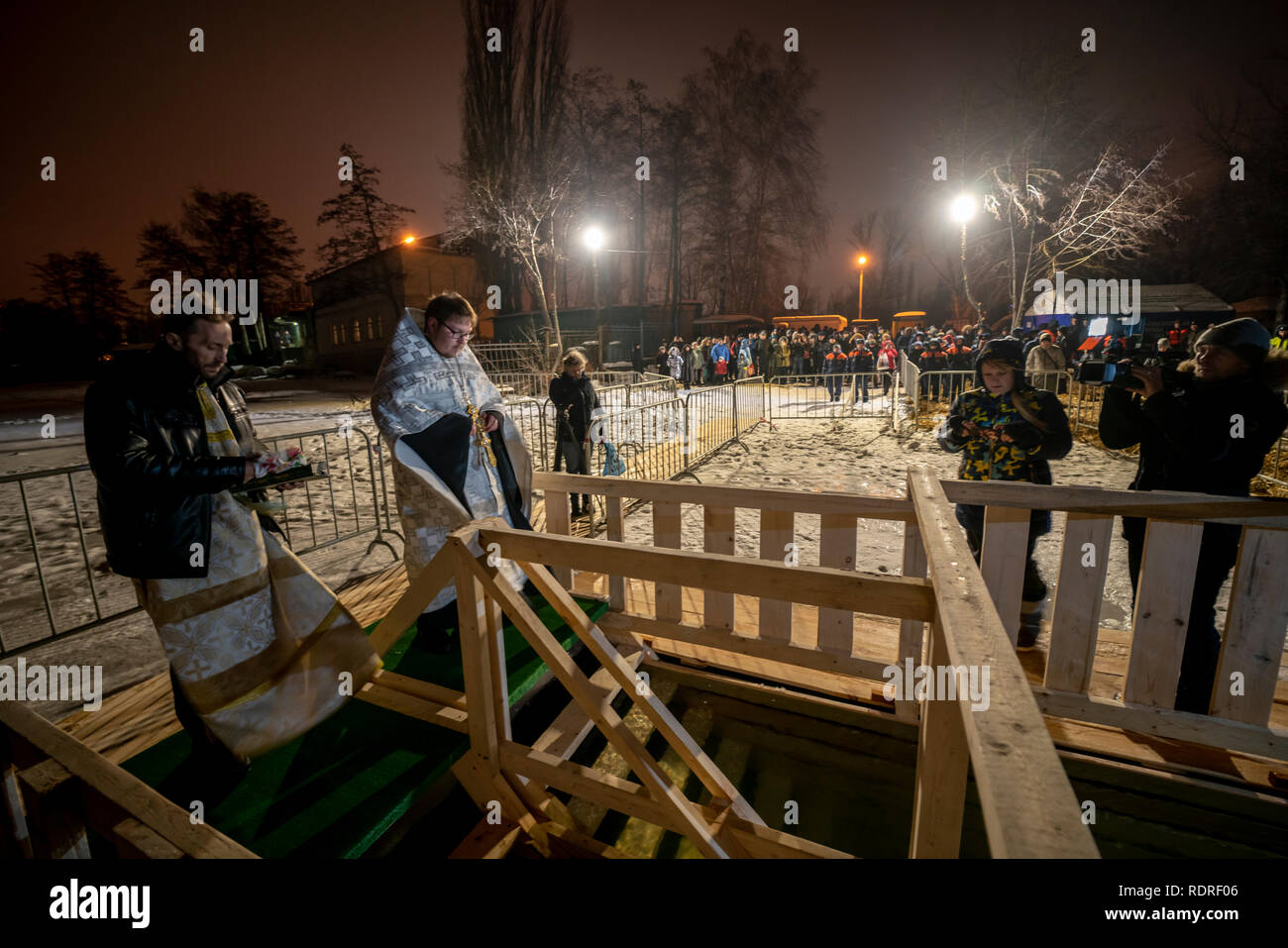 Russian ice bathing hi-res stock photography and images - Alamy
