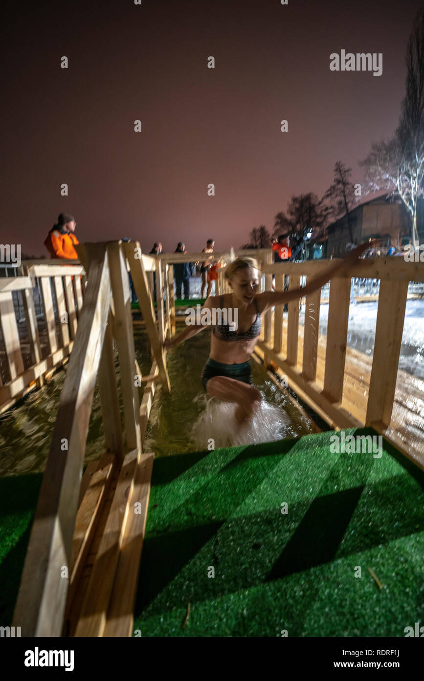 Epiphany russia bathing hi-res stock photography and images - Alamy