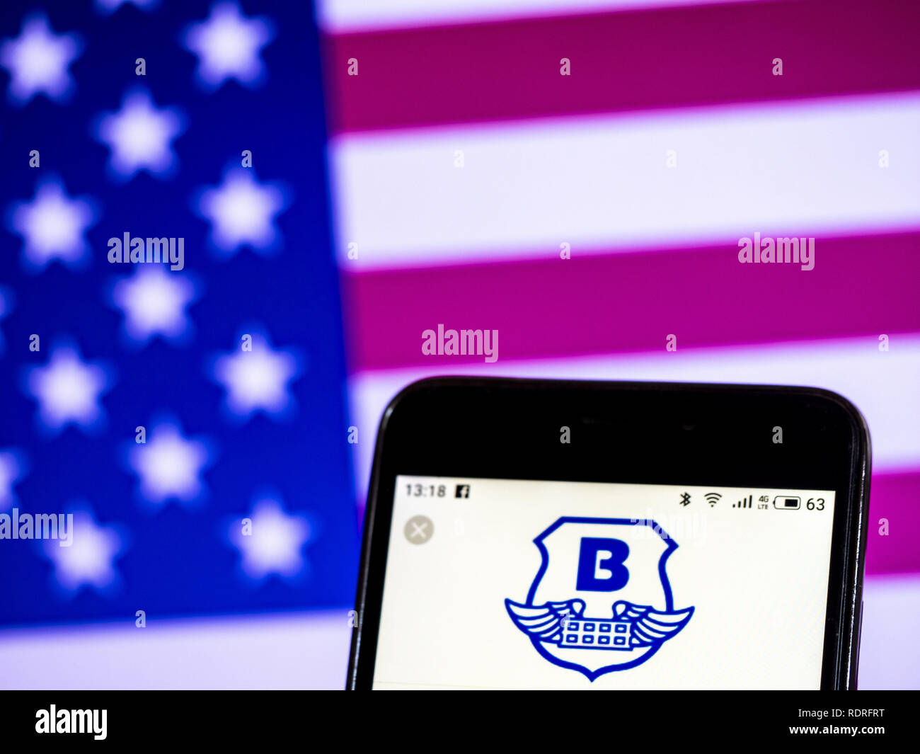 Brinks security logo hi-res stock photography and images - Alamy