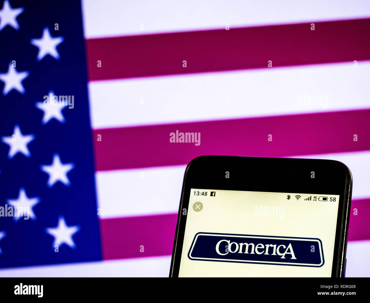 Comerica logo hi-res stock photography and images - Alamy