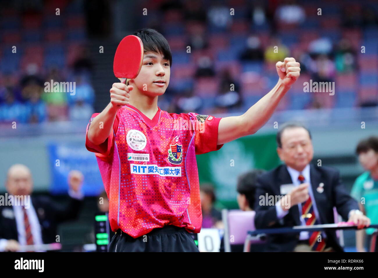 Osaka, Japan. 18th Jan, 2019. Yuto Kizukuri Table Tennis : All Japan ...