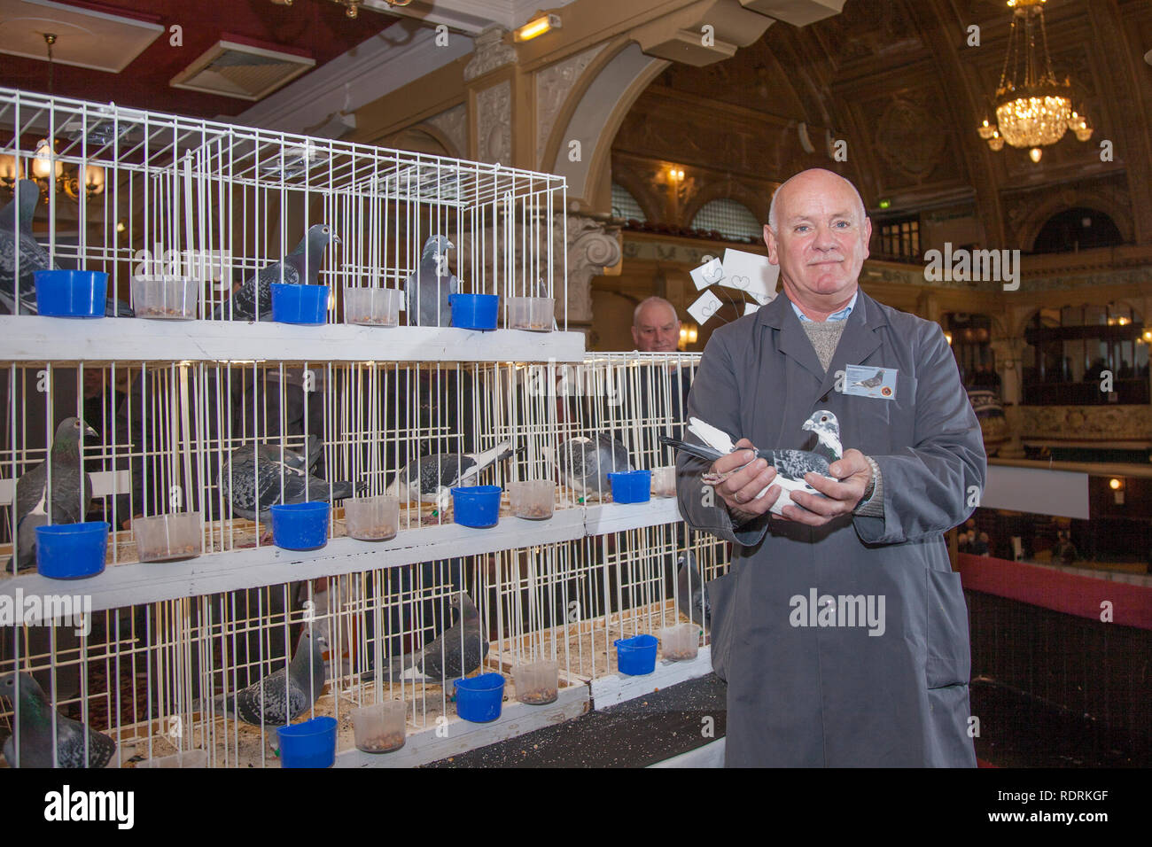Blackpool, Lancashire. UK 19th Jan, 2019. Hans Heymans from Holland ...