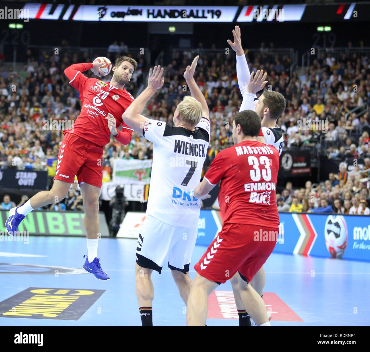 Germany. Germany, 19th January 2019. Ivan Mosic for Serbia Credit ...