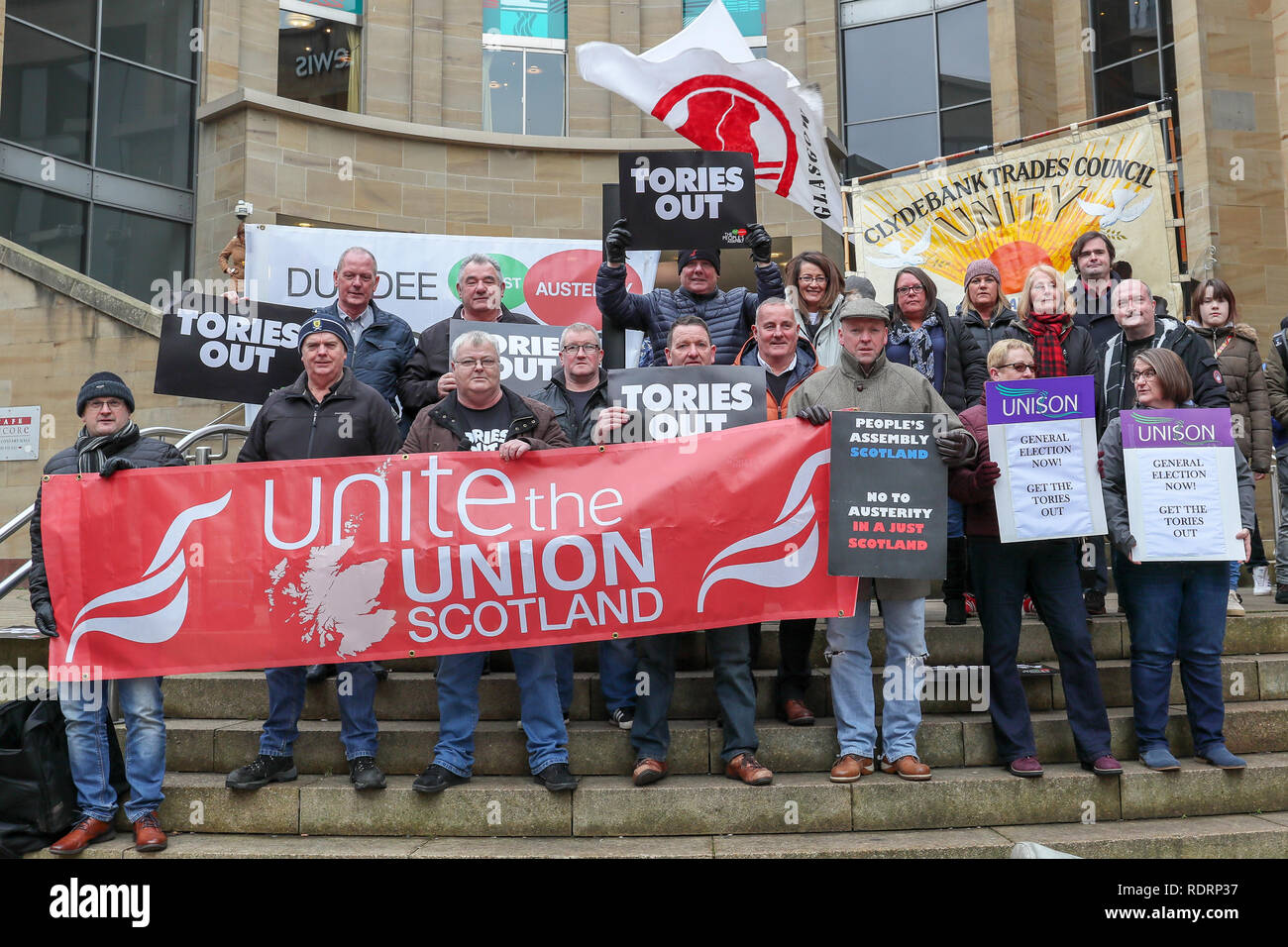 Rmt union banner hi-res stock photography and images - Alamy