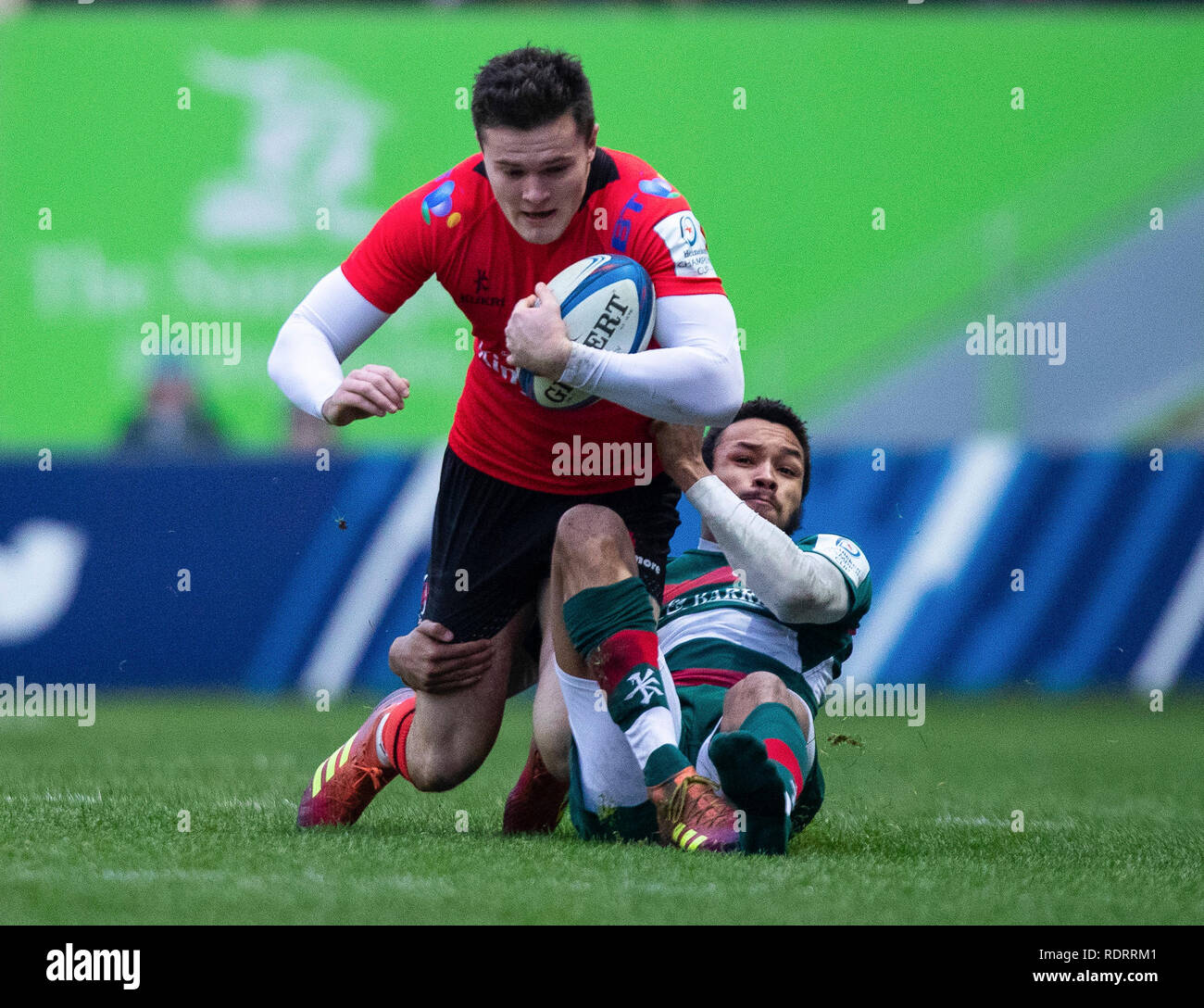 Welford Road, Leicester, UK. 19th Jan, 2019. European Champions Cup ...