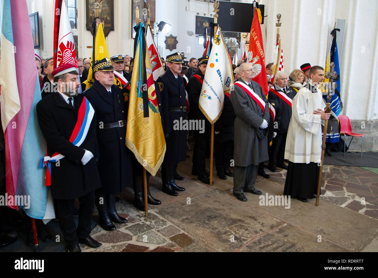 Gdansk, Poland 19th January 2019. Funeral of the Mayor of Gdansk, Pawel ...