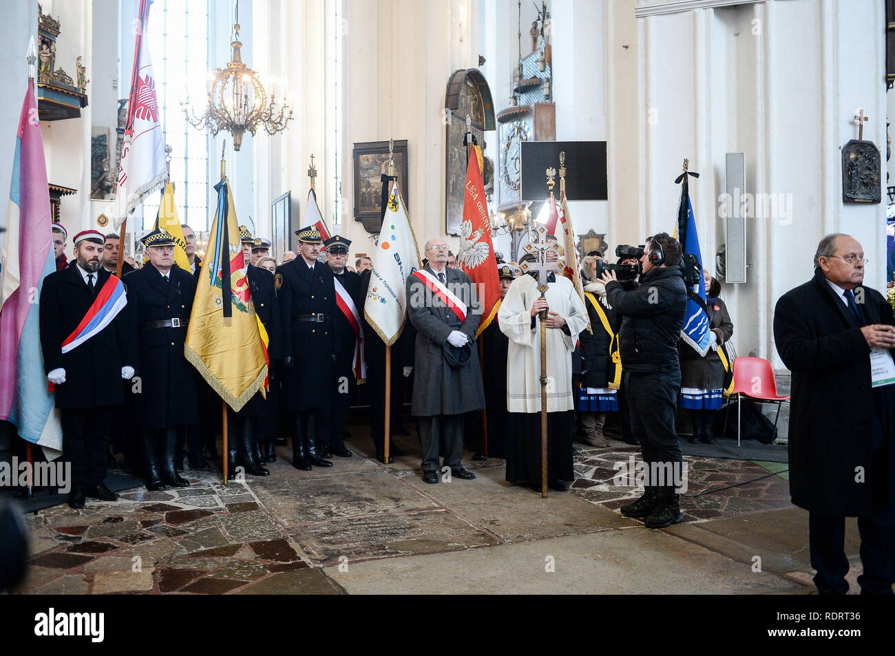 Gdansk, Pomerania, Poland. 19th Jan, 2019. Funeral ceremony of ...