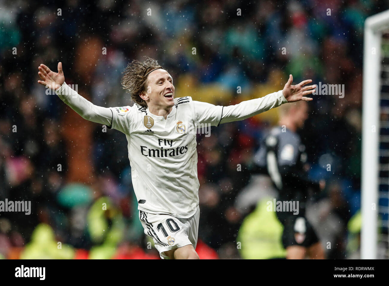 Santiago Bernabeu, Madrid, Spain. 19th Jan, 2019. La Liga football ...