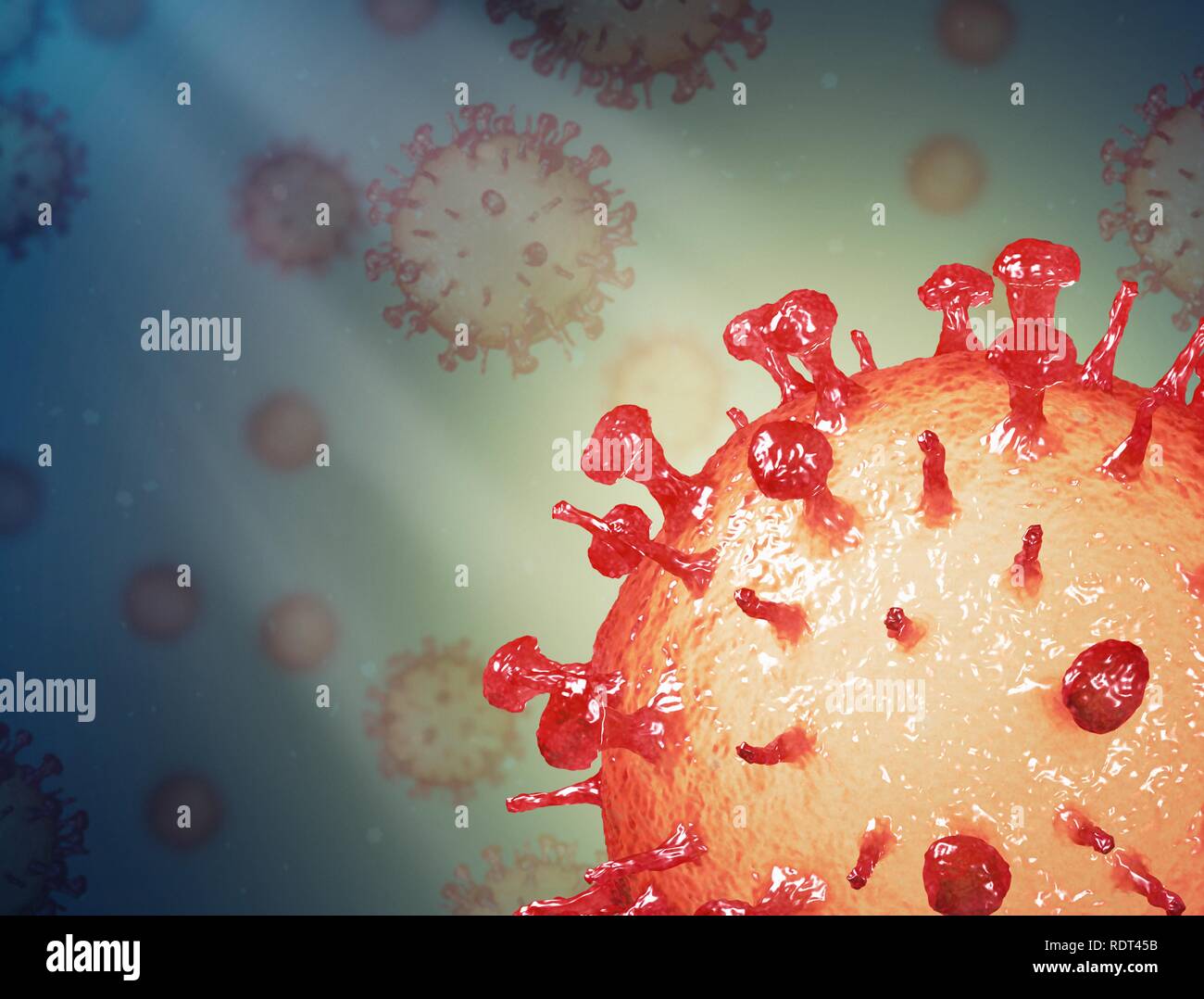 Virus organism hi-res stock photography and images - Alamy